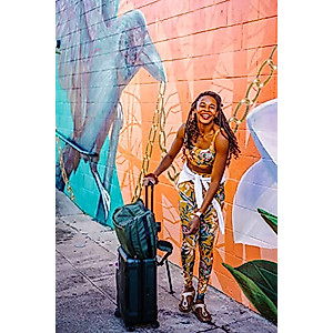 Gregory Quadro Hardcase 22 Adventure Travel Luggage, Total Black