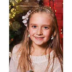 Christmas Earrings for Women,Christmas Stud Earrings,Christmas Trees, Bells,Snowflakes Earrings for Womens Thanksgiving Xmas Holiday Jewelry Gifts for Womens