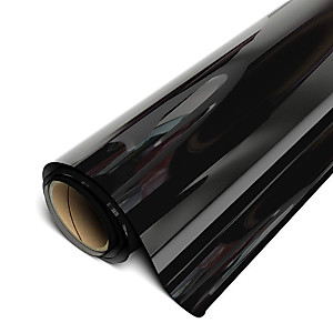 Siser EasyWeed Heat Transfer Vinyl 11.8" x 5ft Roll (Black) - - Compatible, Cricut, Silhouette and Other Craft/Professional Cutters - CPSIA Certified
