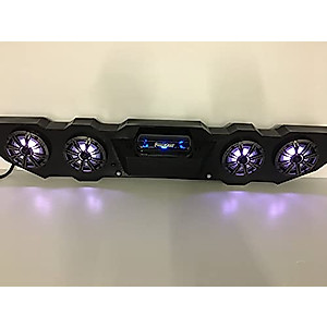 SD PIONEER1KRGB - Pioneer 1000 Stereo Radio System BT UTV Side by Side Color Changing Lights