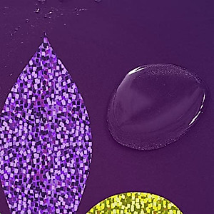 xigua Mardi Gras Bath Curtain Rugs Sets 2 Pcs,Mardi Gras Lily and Shimmer Beads Bathroom Theme Set with Shower Curtain and Non-Slip Carpet -12 Hooks-60X72in