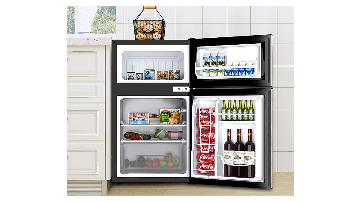 Toolsempire 3.2 Cu. FT Mini Fridge - Compact & Efficient