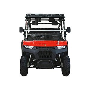 Massimo Motor Buck 250X Golf | 4-Seater EFI w/Roof, Windshield, 2WD UTV/Golf Cart | 1yr Warranty (Red)