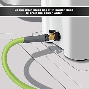 Aieve Drain Plug Hose Connection for YETI Cooler, Cooler Drain Plug Replacement for YETI, Cooler Plug Replacement for YETI Chest