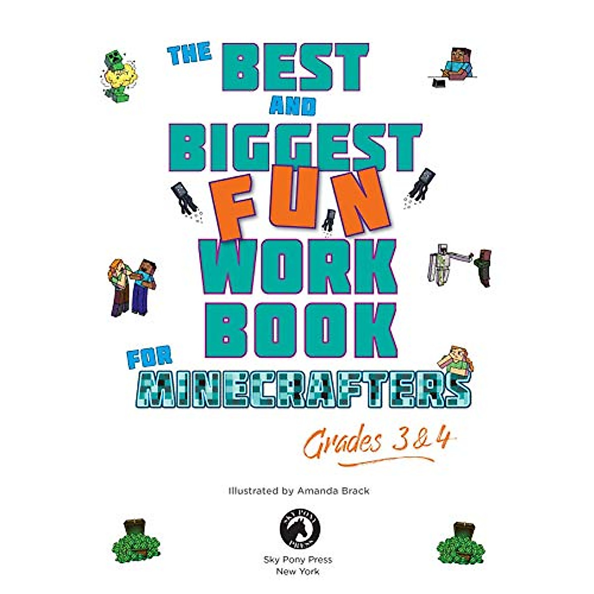 The Best and Biggest Fun Workbook for Minecrafters Grades 3 & 4: An Unofficial Learning Adventure for Minecrafters