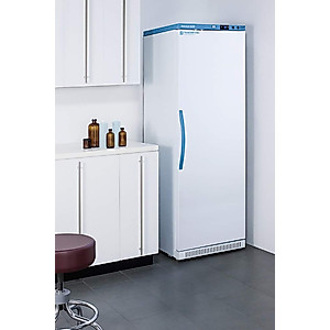 Summit Appliance ARS15PV Pharma-Vac Performance Series 15 Cu.Ft. Uprigth All-refrigerator for Vaccine Storage with Automatic Defrost, Factory-installed Lock, Digital Thermostat, White