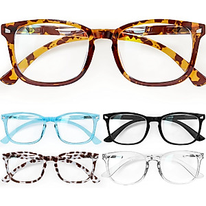 CCVOO Reading Glasses for Women/Men, Eyeglasses, Blue Light Readers for Women/Men, Computer Eye Glasses, Cheaters