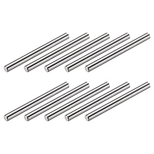 METALLIXITY Dowel Pin (5x55mm) 10Pcs, 304 Stainless Steel Shelf Support Pegs Pin Fastener Elements - for Metal Devices, Furniture Installation, Industrial, DIY