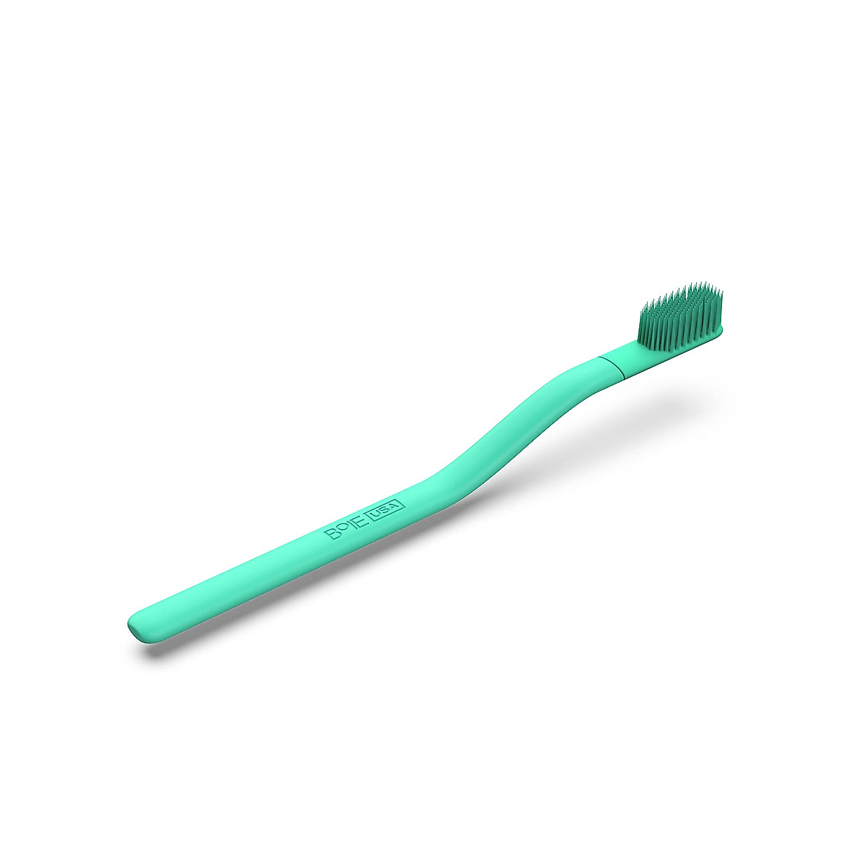 Boie USA Fine Toothbrush - Soft Bristles, BPA Free, Perfect for Sensitive Teeth, Long Lasting, Recyclable, Extra Soft Toothbrush for Adults (Mint)