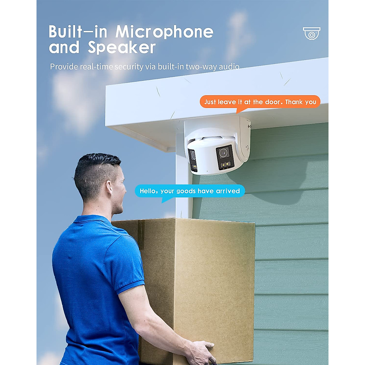 DS-2CD2387G2P-LSU/SL 4mm HIK 8MP 4K Panoramic PoE Turret IP Camera with 24/7 Colorful Imaging, Human/Vehicle Detection, Strobe Light And Audio Alarm, H.265+, Compatible with HIK NVR/Hik-Connect