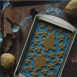 DecorRack 12.8 x 7.5 Inch Nonstick Brownie Tray, Deep Cookie And Biscuit Baking Pan, Durable Bakeware For Oven