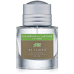 St James of London Cedarwood & Clarysage Cologne, 1.69 Fl Oz