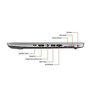 HP EliteBook 840 G3 14 inches FHD, Core i7-6600U 2.6GHz, 16GB RAM, 1TB Solid State Drive, Windows 10 Pro 64Bit, (Renewed)