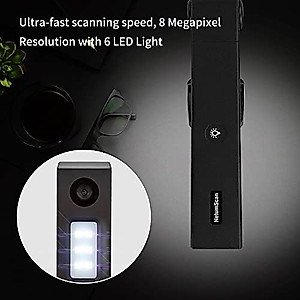 NetumScan Upgraded Book & Document Scanner for Teachers, Multi-Language OCR and English Article Recognition by AI Technology, Real-time Projection, Video Recording, Foldable & Portable, Only Windows