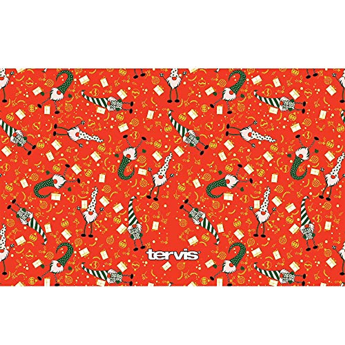 Tervis Christmas Gnomes Pattern Holiday Triple Walled Insulated Tumbler Cup Keeps Drinks Cold & Hot, 20oz, Stainless Steel