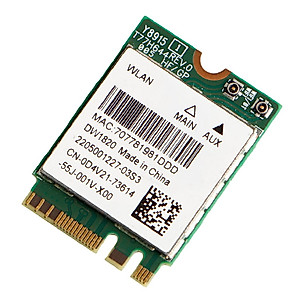 Andiny DELL DW1820 WLAN WiFi Wireless 802.11AC NGFF Mini WLAN WiFi Card QCNFA344A D4V21