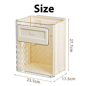 Foldable Hanging Trash Can,2024 New Hanging Kitchen Trash Can, Foldable Waste Bin for Kitchen, Collapsible Hang Small Plastic Garbage Can for Cabinet/Car/Bedroom/Bathroom(Gray)