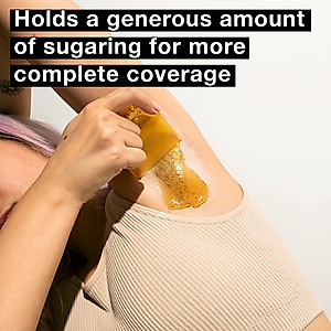 Smooth Lab Sugaring Applicator Tool for Sugar Waxing Hair Removal No Strips Stripless Sugar Wax Spatula