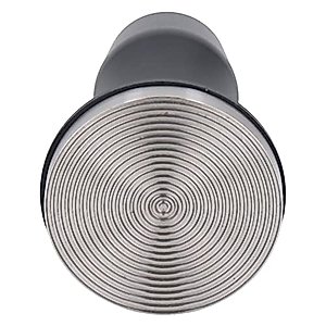 Flat Base Coffee Tamper, Calibrated Compression Mechanism Tamper Spring Loaded Ergonomic Handle for Cafe(58 Thread Bottom)