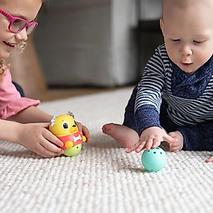 Lamaze Crawl & Chase Pug Ball Popper Toy - Includes Pug Ball Popper and 2 Baby Ball Toys - Baby Tummy Time and Crawling Toys - Baby Gifts for Ages 18 Months and Up