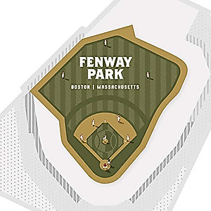 Enno Vatti Major League Ballparks Baseball Stadium Scratch Off Map - Scratch Off Poster For Not Just Yankees Bucket List (16” x 20”)- Ultimate Gift for Baseball Dads And Fans, Christmas, Easter