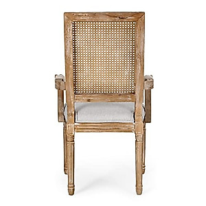 Christopher Knight Home Maria DINING CHAIR SETS, Light Grey + Natural