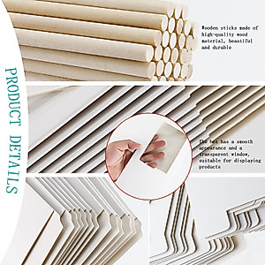 FIREBOOMOON 30 PCS White Kraft Candy Apple Boxes with Holes and Sticks,Caramel Candied Apple Cake Cookies Chocolate Gift Boxes with Clear Window for Wedding,Party,Baby Shower(4" x 4" x 4")