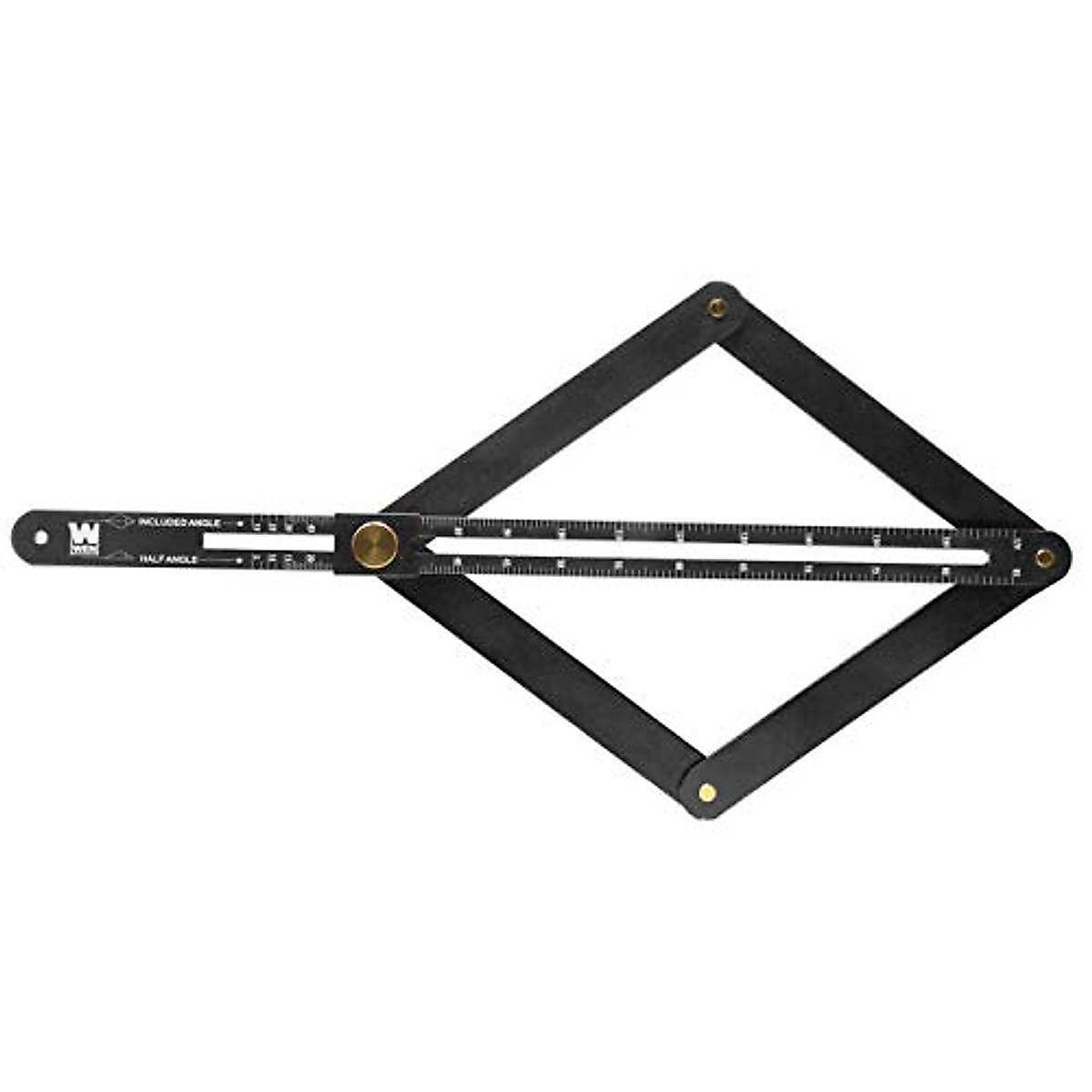 WEN ME360P Aluminum Miter Saw Bevel Gauge and Corner Angle Finder for Woodworking