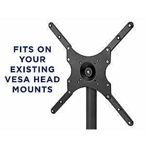 Mount-It! VESA Mount Adapter Kit | TV Wall Mount Bracket Adapter Converts 200x200 mm Patterns to 300x300 and 400x400 mm | Fits Most 32 Inch to 55 Inch TVs | Hardware Included