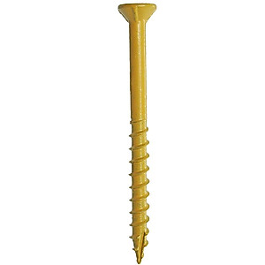 Grip-Rite PrimeGuard Plus No. 9 S X 2.5 in. L Star Bugle Head Deck Screws 25 lb 360 pk - Case of: 1