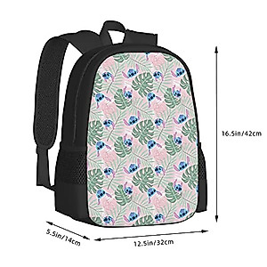Stitch Backpack Cartoon Anime Cute Merchandise Unisex Bag Unisex Stitch Laptop Backpack
