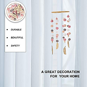 BESPORTBLE Mobile Wooden Further Pompom Ball Wind Chime Bed Bell Nursery Mobile Crib Ceiling Wooden Beads Wind Chime