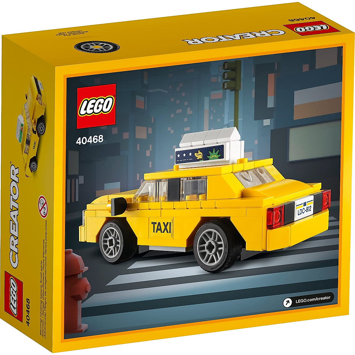 LEGO Creator Yellow Taxi 40468 Exclusive Set