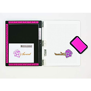 Misti Stamp Tool Original Size Stamp Positioner (2020 Version); Includes Bar Magnet and Foam Pad; The Most Incredible Stamp Tool Invented