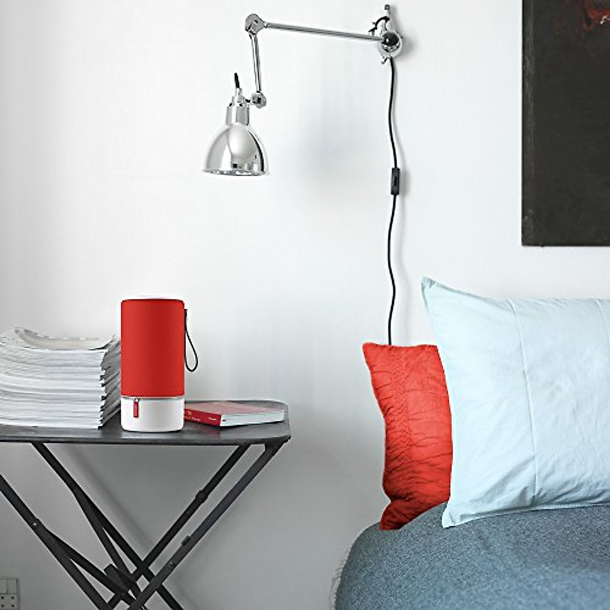 Libratone ZIPP Portable WiFi + Bluetooth Wireless Speaker - Compatible with Alexa (Victory Red)