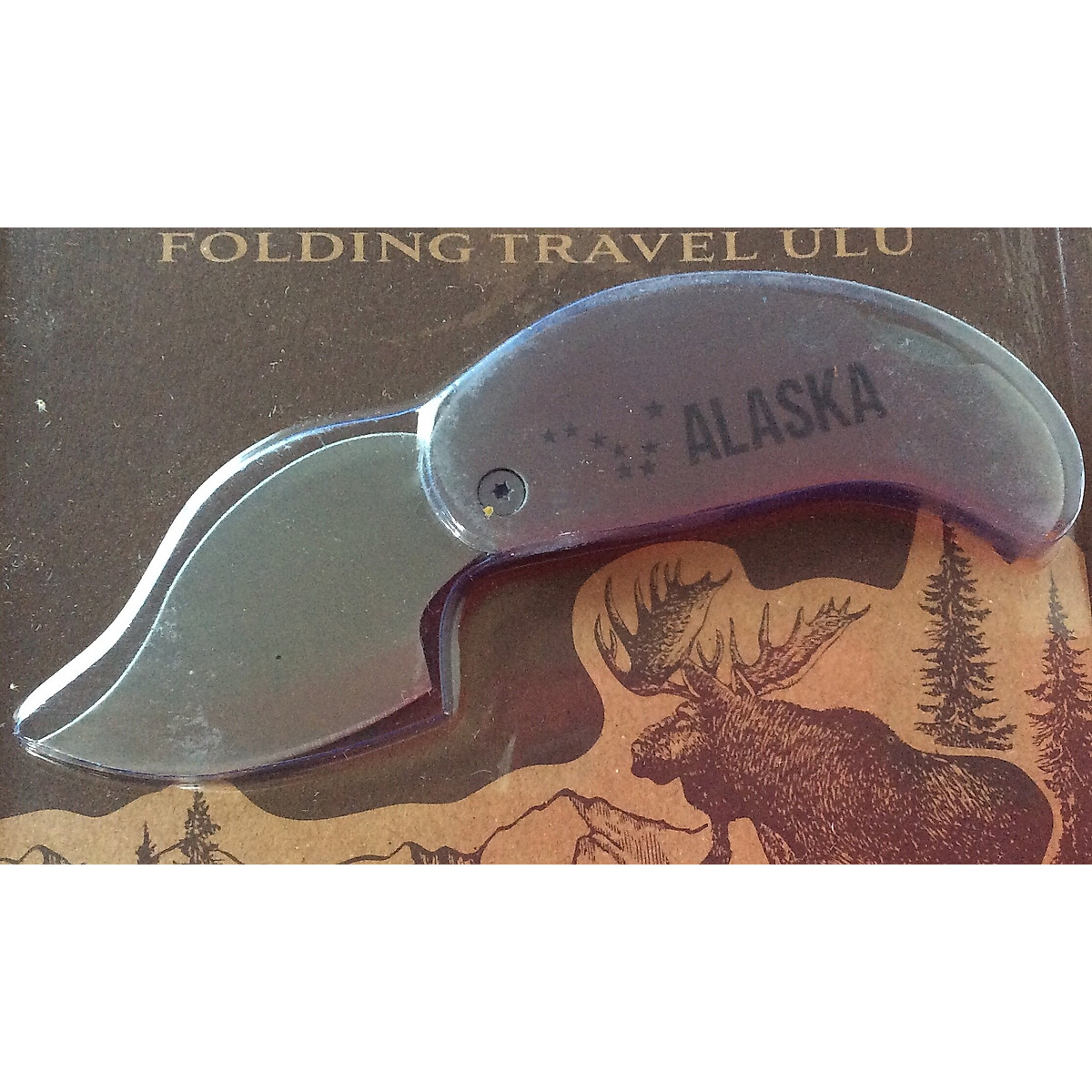 Alaska Dipper Folding Travel Pocket Ulu Knife