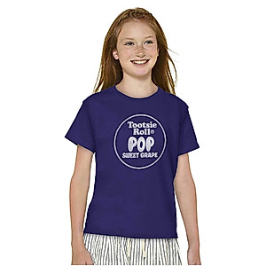 Retro Tootsie Pop Flavor Sweet Grape Crewneck T Shirts Boy Girl