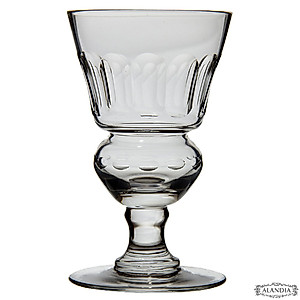 ALANDIA Original Absinthe Glasses Set of 4 | With Reservoir | Mouthblown Glass (not pressed)