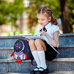 yisibo Rocket Toddler Backpack with Harness Leash Snack Nursery Bags for Kids Baby Boy Girl 1-3 Years Old