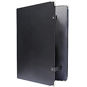 VViViD Black Portable Classic-Style Flat Cachet Portfolio (16" x 21.5")