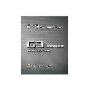 EVGA 220-G3-0650-Y1 SuperNOVA 650 G3, 80 Plus Gold 650W, Fully Modular, Eco Mode with New HDB Fan, 7 Year Warranty, Includes Power ON Self Tester, Compact 150mm Size, Power Supply