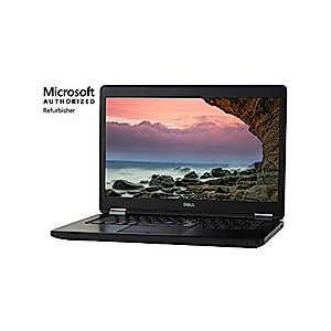 Dell Latitude E5450 14in Laptop, Core i5-5300U 2.3GHz, 8GB Ram, 480GB SSD, Windows 10 Pro 64bit (Renewed)