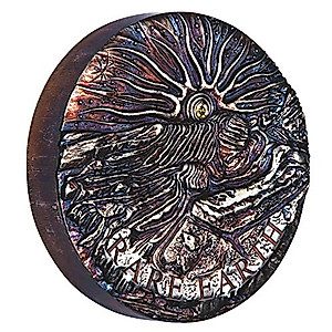 2018 AU Rare Earth 5 oz Silver High Relief Patina Coin with gold diamond 56mm Perfect Uncirculated