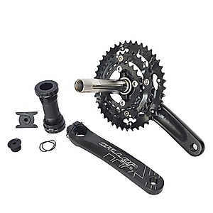 UPANBIKE Bike Crankset with Bottom Bracket for Road Bike Mountain Bicycle 8 9-Speed M430 Crank Set