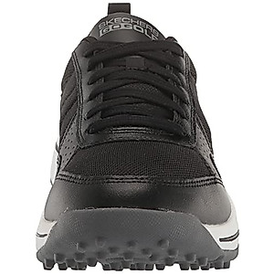 Skechers Men's Arch Fit Golf Shoe Sneaker, Black/White, 12