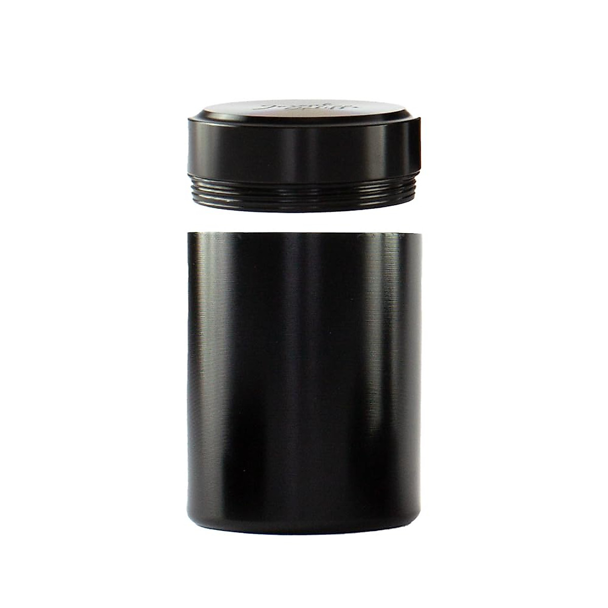 Joseph Spliffs Stash Can - Airtight Container, Waterproof Multipurpose Storage, Leaf Screw-Top Lid Lock - 3 Pack (60ml, 45mm*60mm Black)