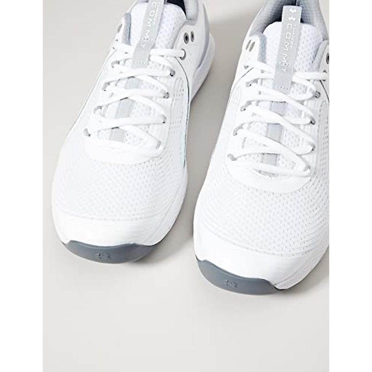 Under Armour Men's Charged Commit Tr 3, White (103)/Mod Gray, 7 M US