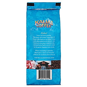 Kauai Hawaiian Ground Coffee, Vanilla Macadamia Nut Flavor - Gourmet Arabica Coffee From Hawaii's Largest Grower, Smooth, Delicious Flavor and Amazing Aroma - 10 Ounce