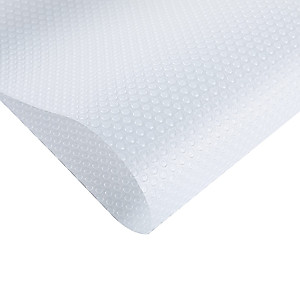 XMSound Thicken Wire Shelf Liner,13.5" x157Inch Heavy Duty Waterproof/Transparent/Raindrop Non-Slip Refrigerator Mats for Metal Shelving, Drawer Liner