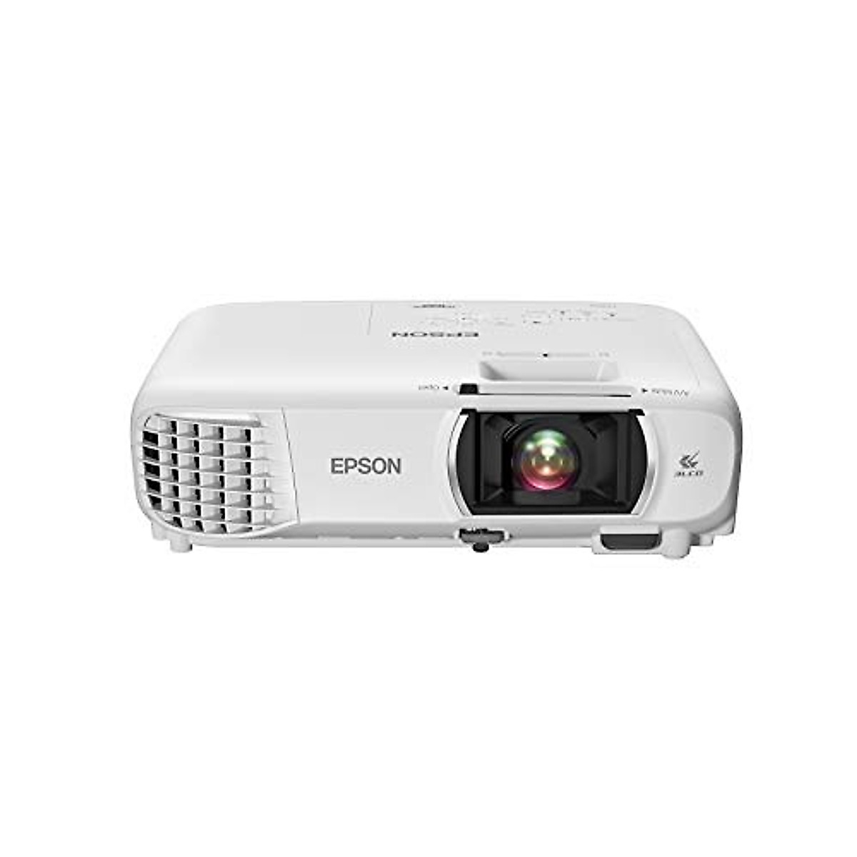 Epson Home Cinema 1080 3-chip 3LCD 1080p Projector, 3400 lumens Color and White Brightness, Streaming/Gaming/Home Theater, Built-in Speaker, Auto Picture Skew, 16,000:1 Contrast, Dual HDMI - White